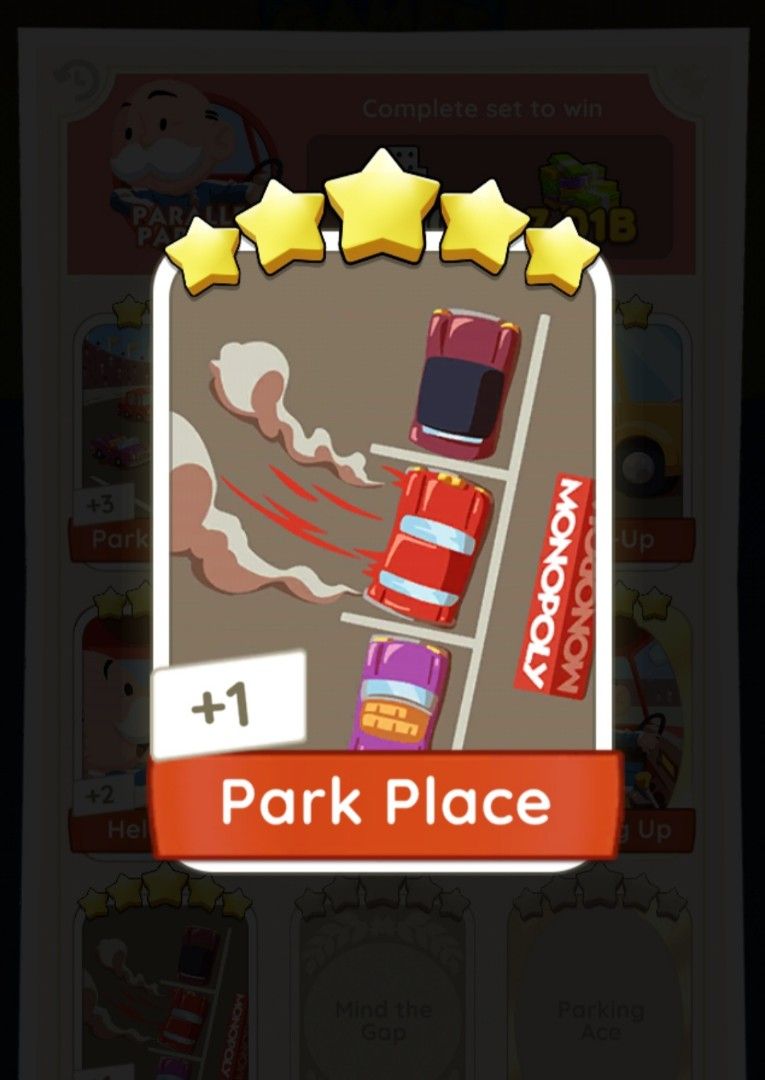 Monopoly Park place, Hobbies & Toys, Toys & Games on Carousell