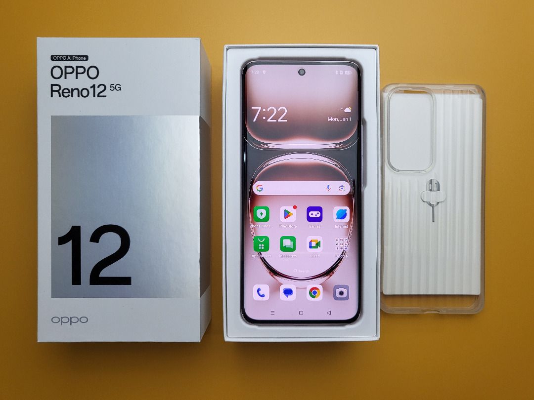 Oppo Reno 12 12/256 Sunset Pink NTC Approved Complete 1 week old ...