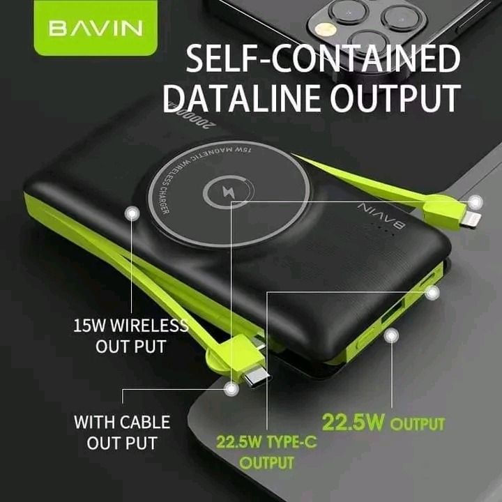 original bavin 20000mah powerbank, Mobile Phones & Gadgets, Mobile ...