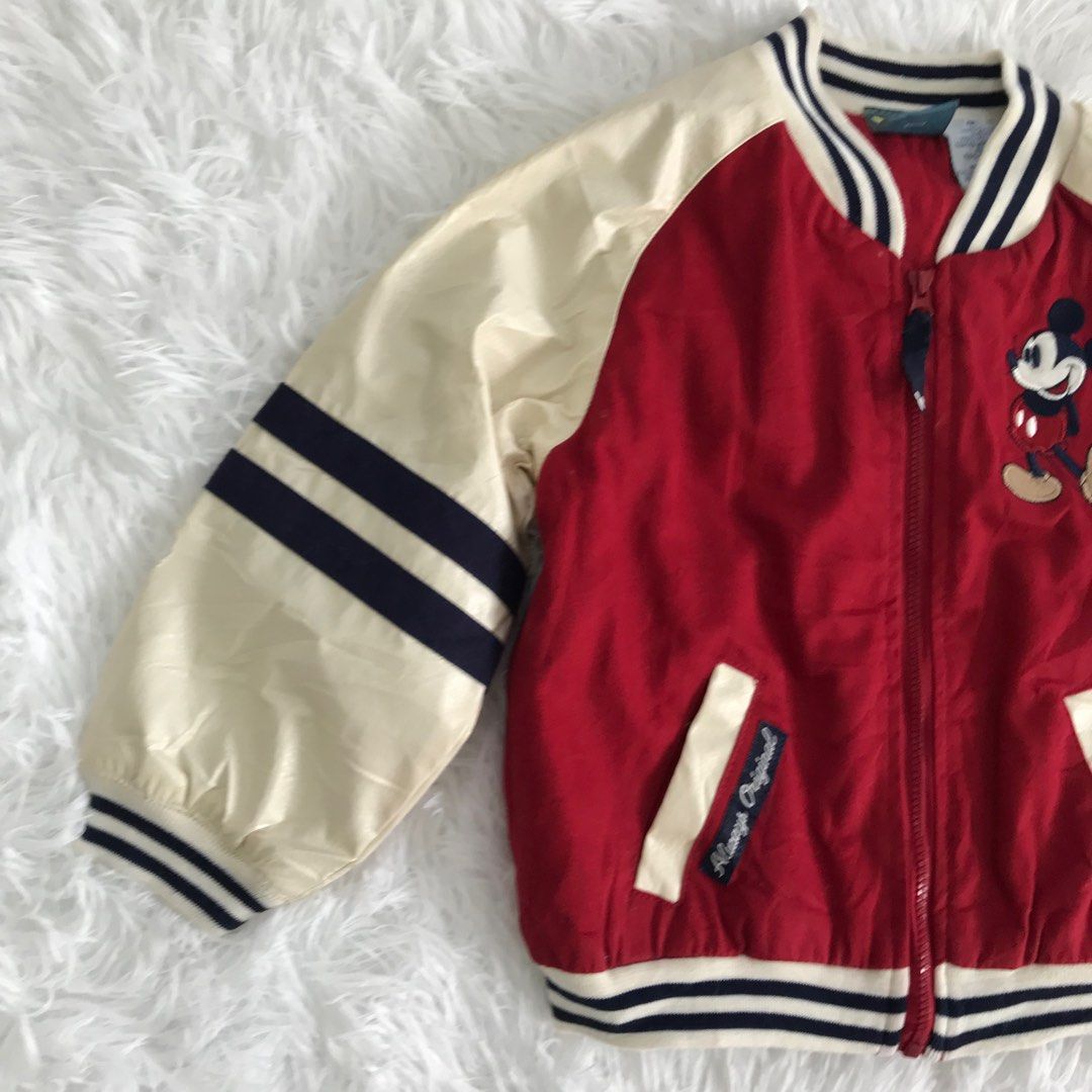Original mickey disney jacket, Babies & Kids, Babies & Kids Fashion on ...