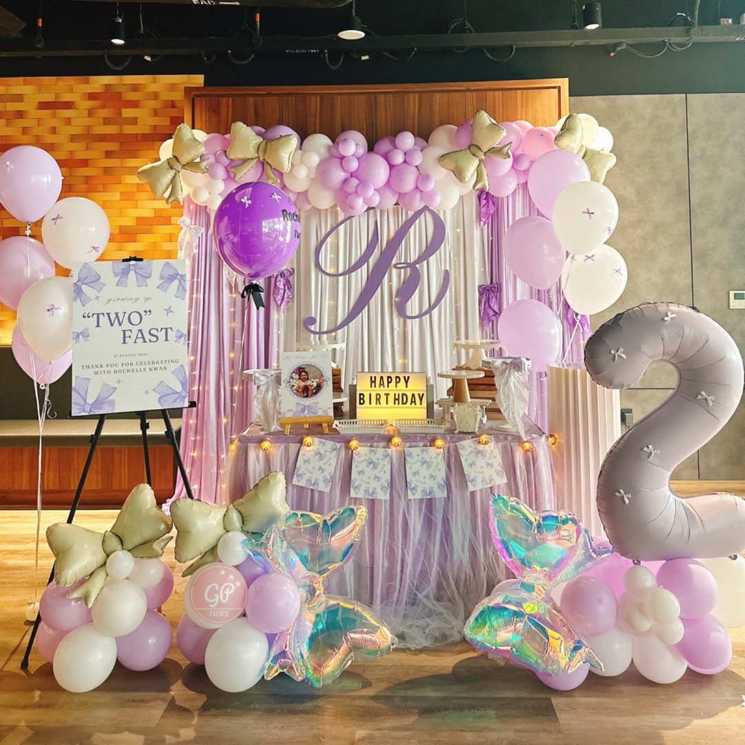 Fairy Garden Theme Birthday Party Decor Set Up, Lifestyle Services ...