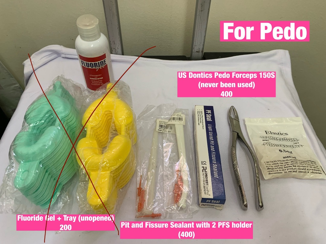 PEDIA MATERIAL/PIT AND FISSURE SEALANT/PEDO FORCEPS, Health & Nutrition ...