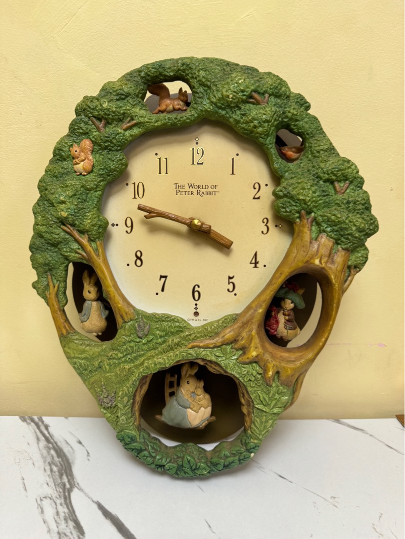Peter rabbit wallclock, Hobbies & Toys, Memorabilia & Collectibles ...