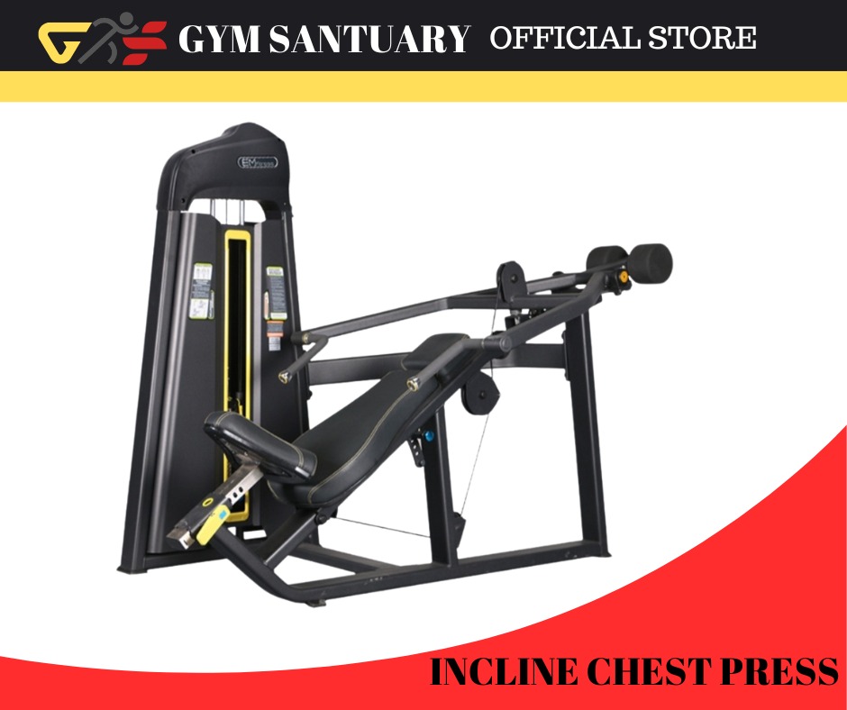 PIN LOADED INCLINE CHEST PRESS, Sports Equipment, Exercise & Fitness ...