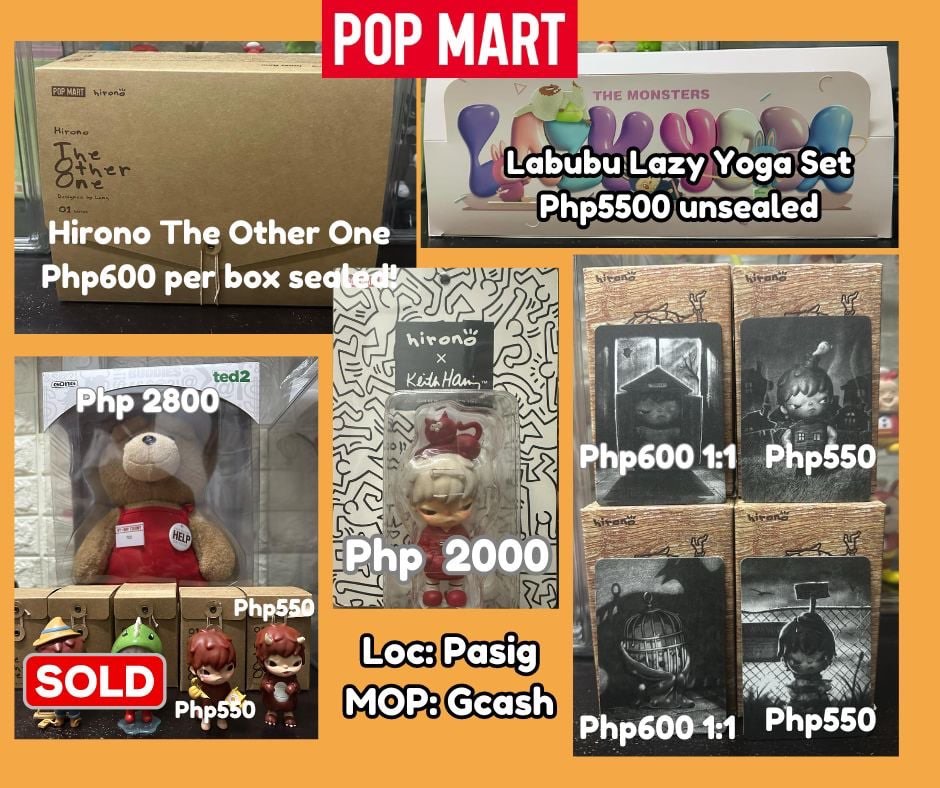 Pop Mart Hirono Labubu Ted 2, Hobbies & Toys, Toys & Games on Carousell