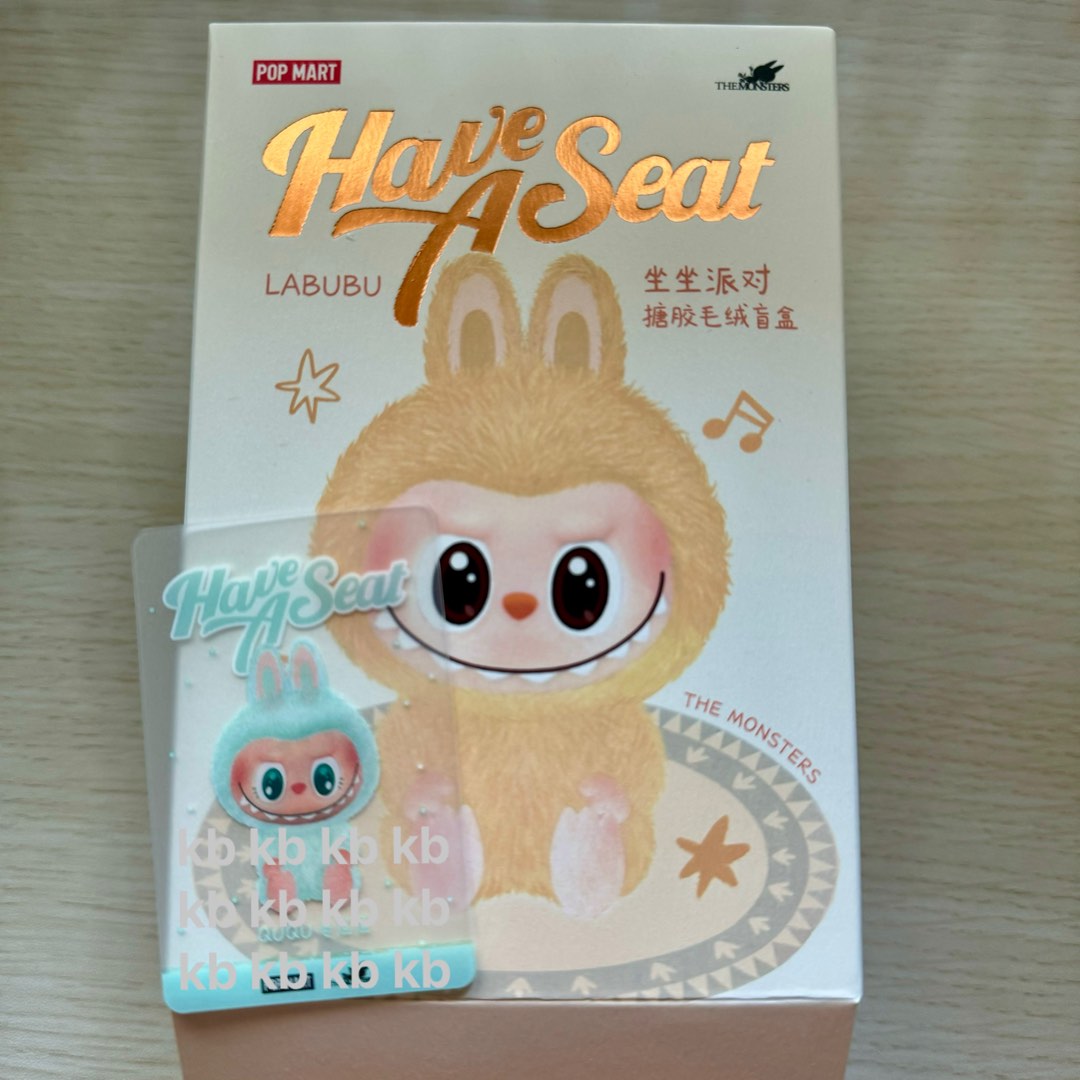 (for reservation) SEALED ququ - Labubu v2 have a seat, Babies & Kids ...