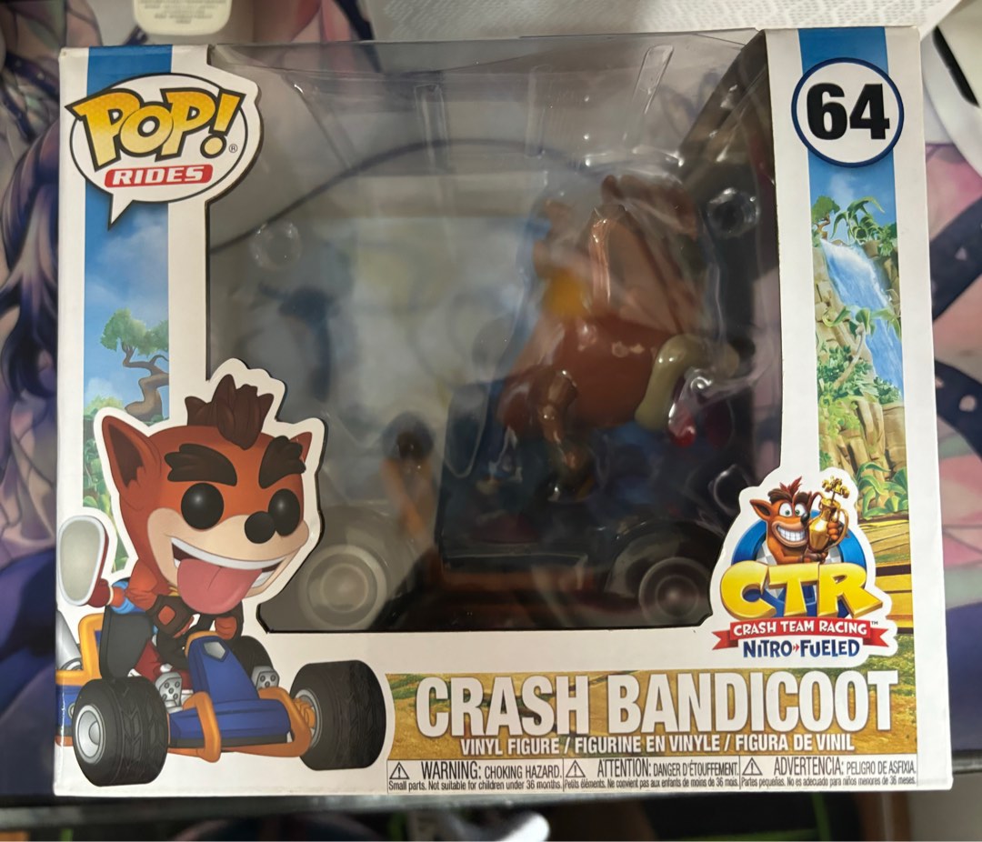 Crash Bandicoot (POP RIDES) #64 , Hobbies & Toys, Toys & Games on Carousell