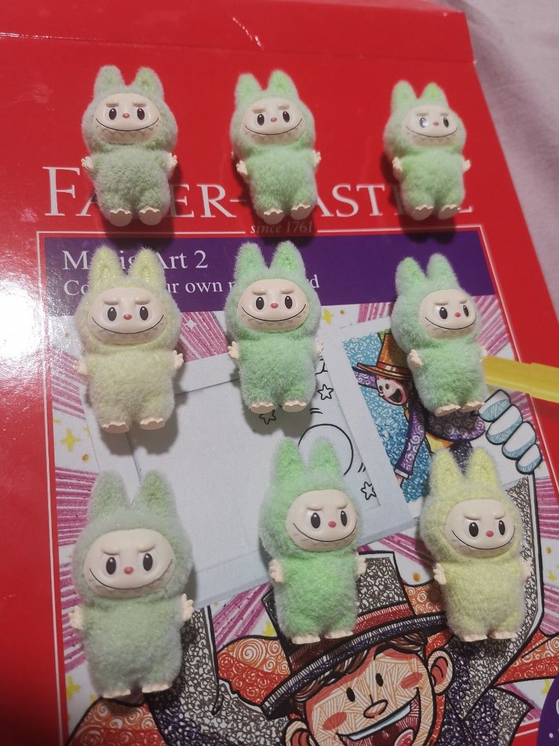 Popmart popbean furry labubu mini, Hobbies & Toys, Toys & Games on ...