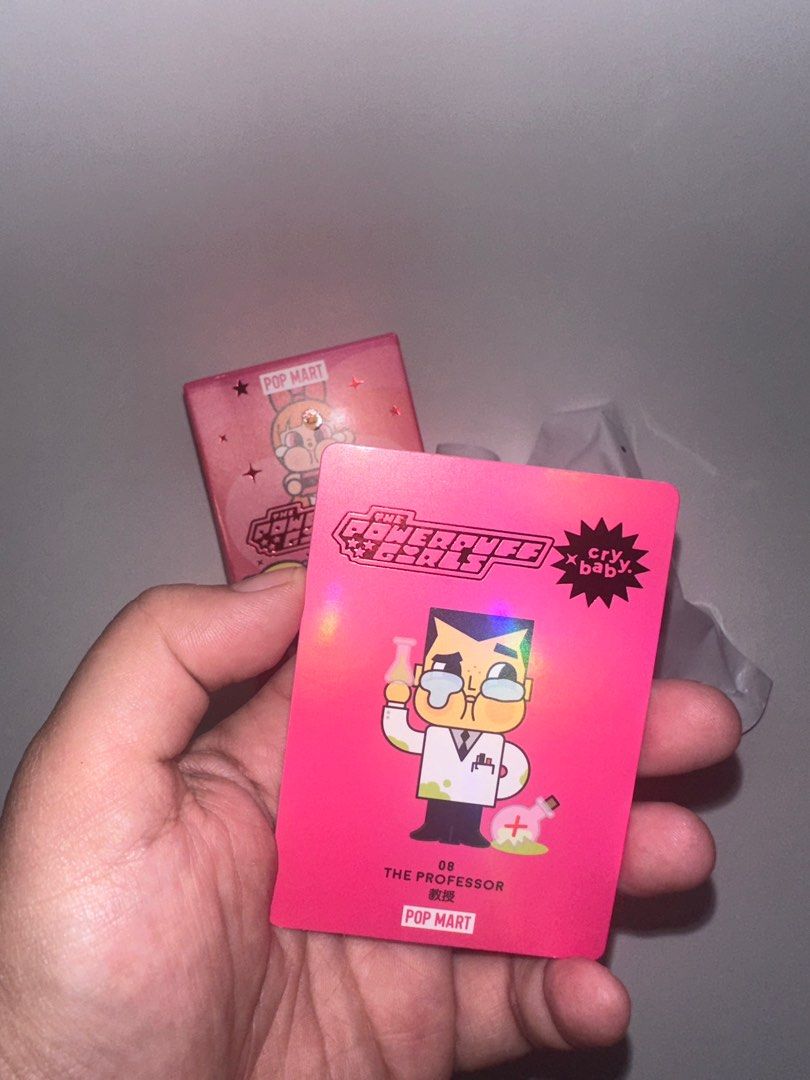 Popmart Power Puff Girls PPG Cry Baby Figure Professor, Toys & Collectibles, Mainan di Carousell