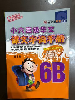 Chinese With English Vocabulary | 课文字词手册 A & B Books Sec 1 (Higher ...