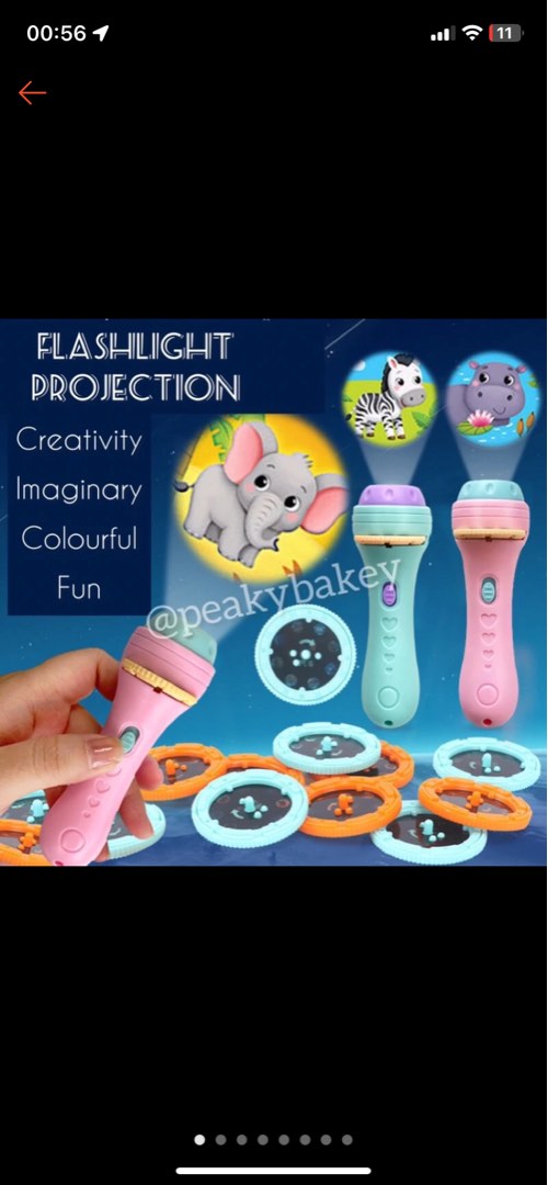 Projection Torchlight, Babies & Kids, Infant Playtime on Carousell