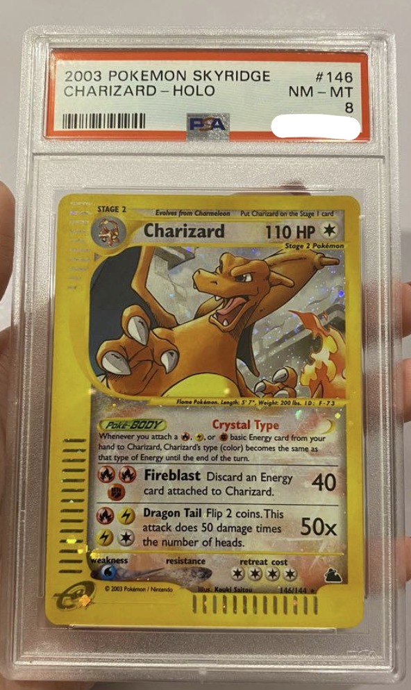 PSA 8 CHARIZARD SKYRIDGE HOLO 2003, Hobbies & Toys, Toys & Games on ...