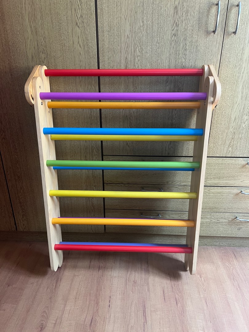 Rainbow Colored Pikler, Babies & Kids, Baby Nursery & Kids Furniture ...