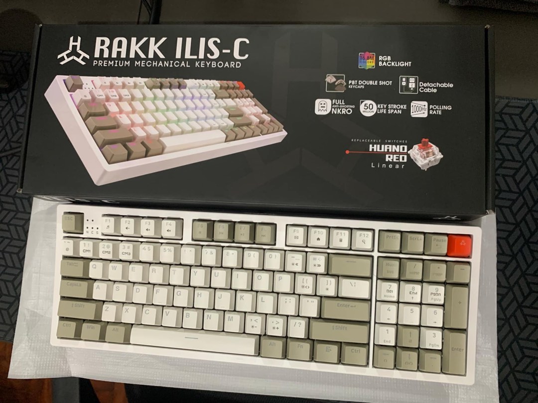 RAKK ILIS-C Mechanical Keyboard, Computers & Tech, Parts & Accessories, Computer Keyboard on ...