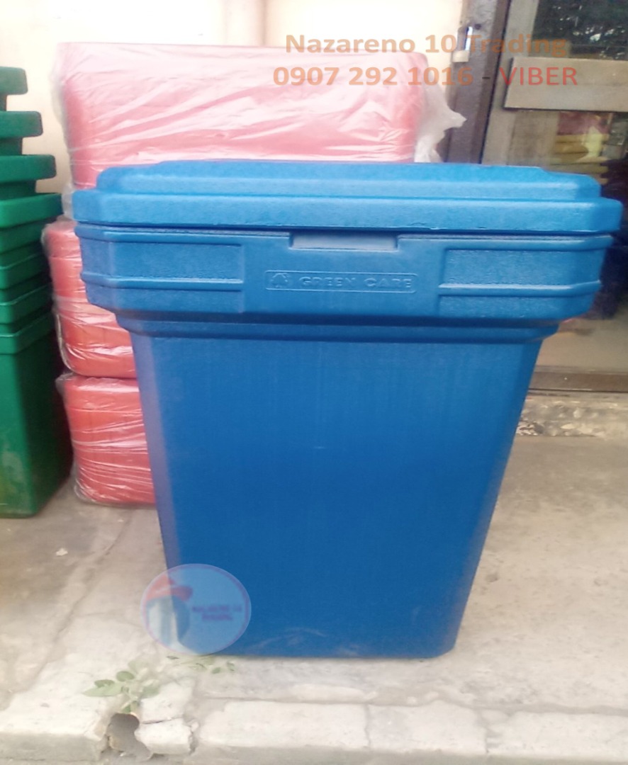 Roller king Trash bin w/wheels 250Liters 501, Furniture & Home Living ...