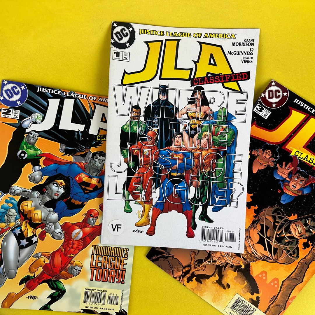 *September promo * Set Of 3 DC Comics JLA Classified Volume 1 # 1, 2 ...