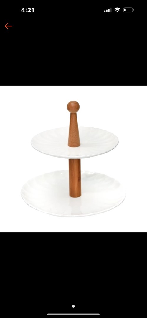 SSF 2-Tier Serving Tray, Furniture & Home Living, Kitchenware ...