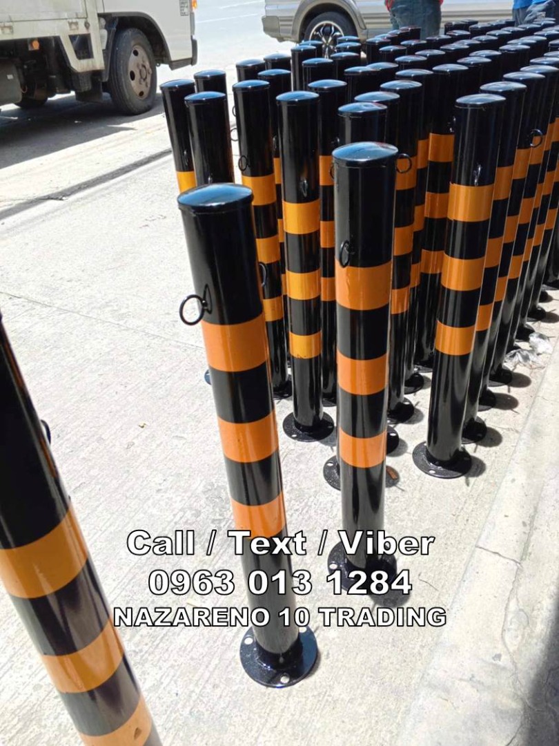 Steel Bollard post post high Visibility bolt Type, Commercial ...