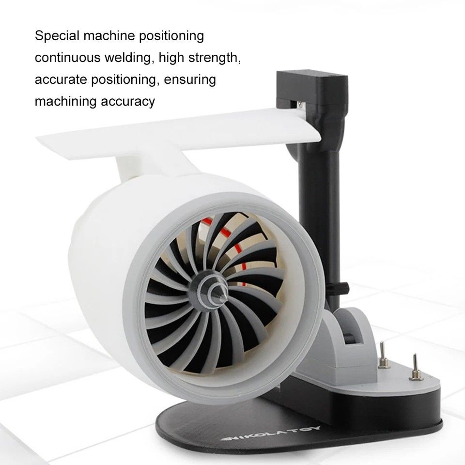 Turbofan Engine Model Jetfan Toy Home Fan Contains Ultrasonic ...