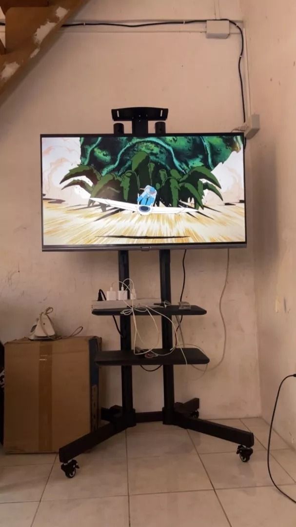 TV Stand Monitor 32-75 Inch Screen Movable Rack Floor Base, TV & Home ...