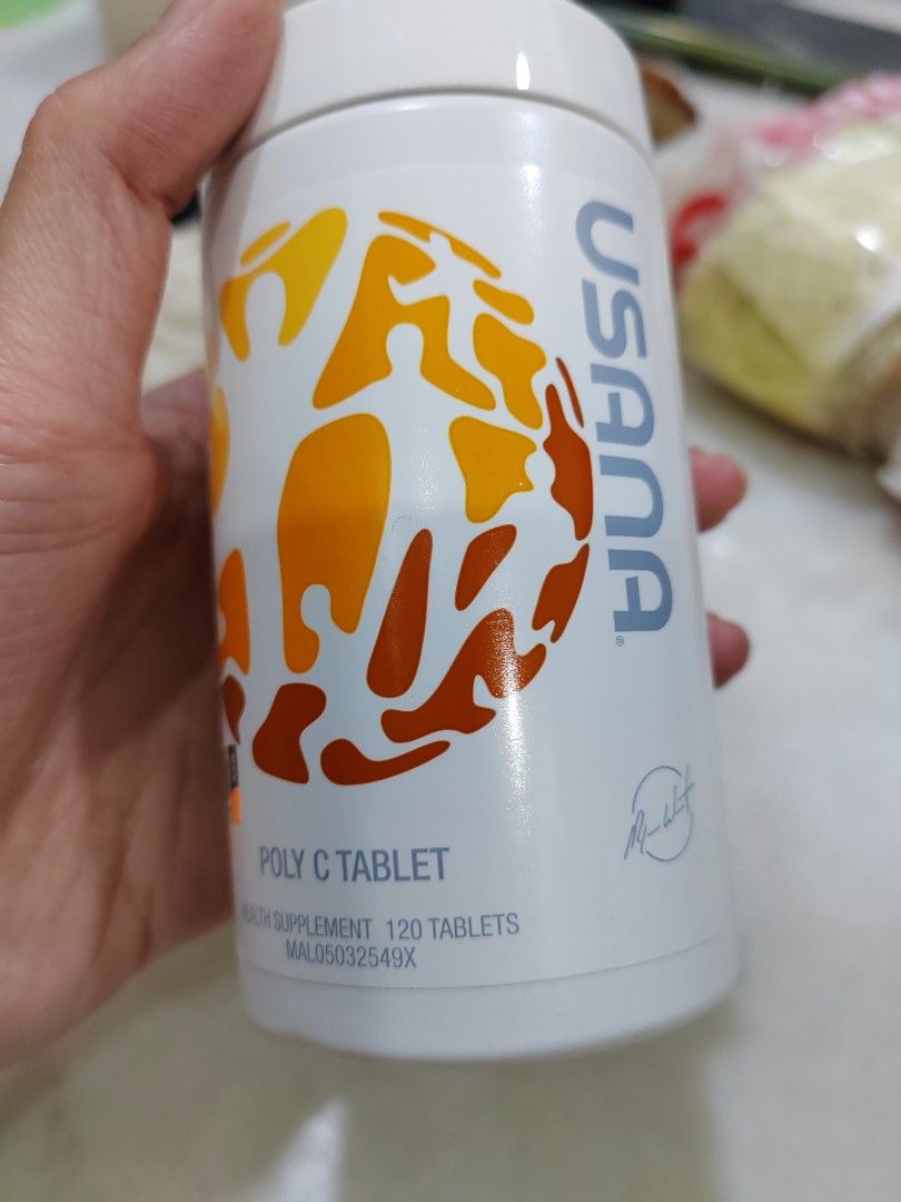 Usana Poly C tablets, Health & Nutrition, Health Supplements, Vitamins ...