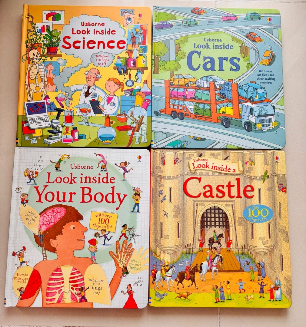 Usborne See Inside and Look Inside, Hobbies & Toys, Books & Magazines ...
