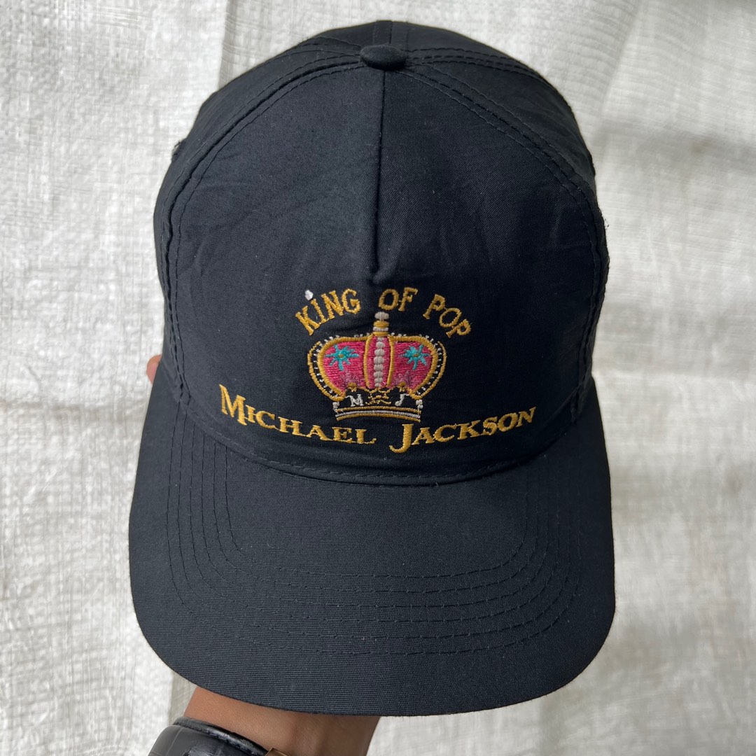 Vintage 90s Michael Jackson King of Pop aframe 5panel adjustable ...