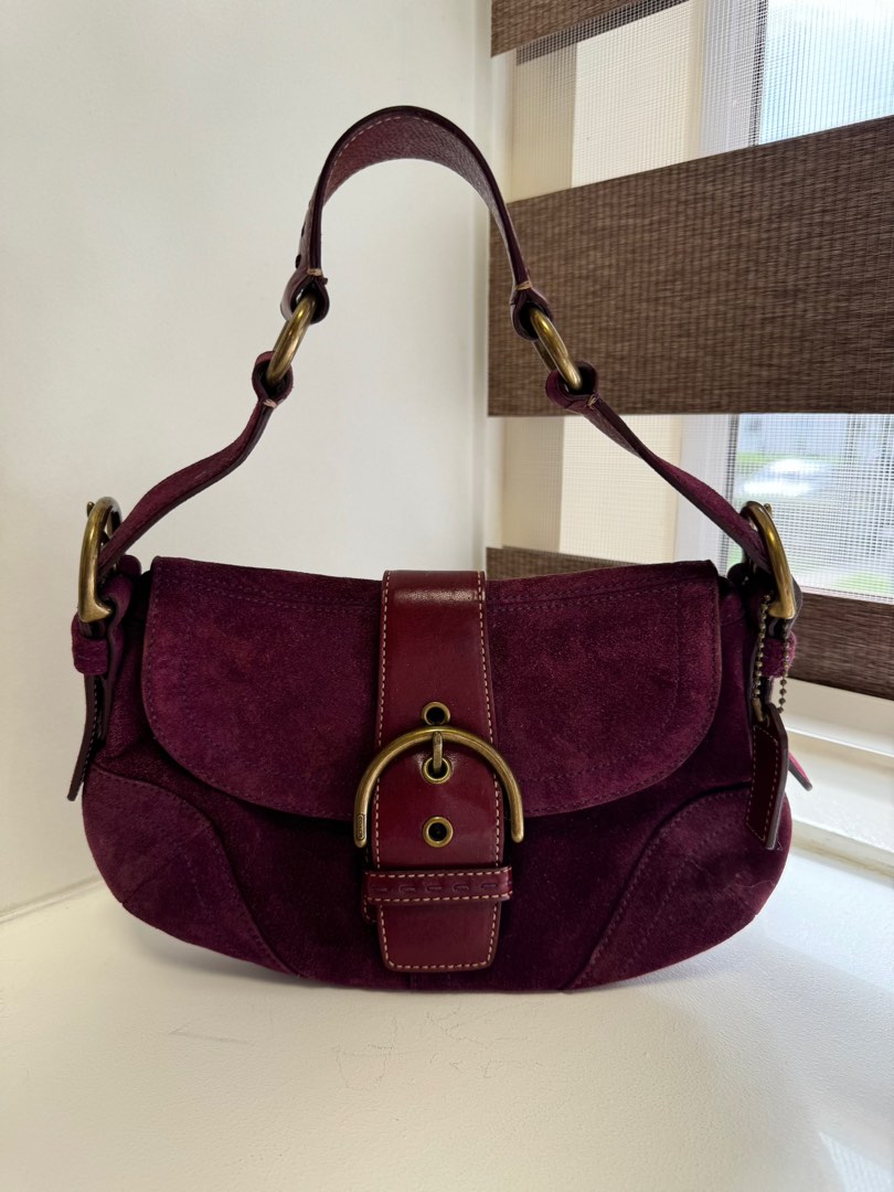 vintage coach soho suede, Luxury, Bags & Wallets on Carousell