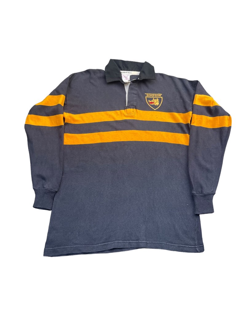 Vintage Simpson Rugby Polo Tshirt, Men's Fashion, Tops & Sets, Tshirts ...