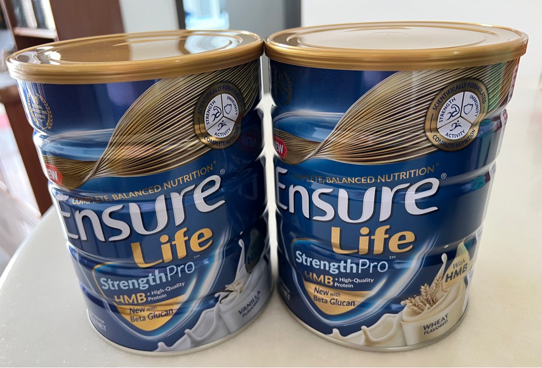 Abbott Ensure Life Strengthpro with HMB - 800g (Wheat and Vanilla), Health & Nutrition, Health ...