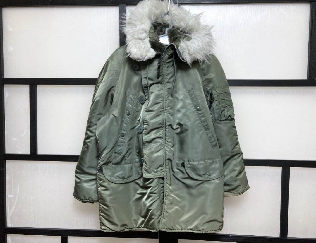 80s USA製 Alpha Industries N-3B, 他的時尚, 外套、夾克、大衣在旋轉拍賣