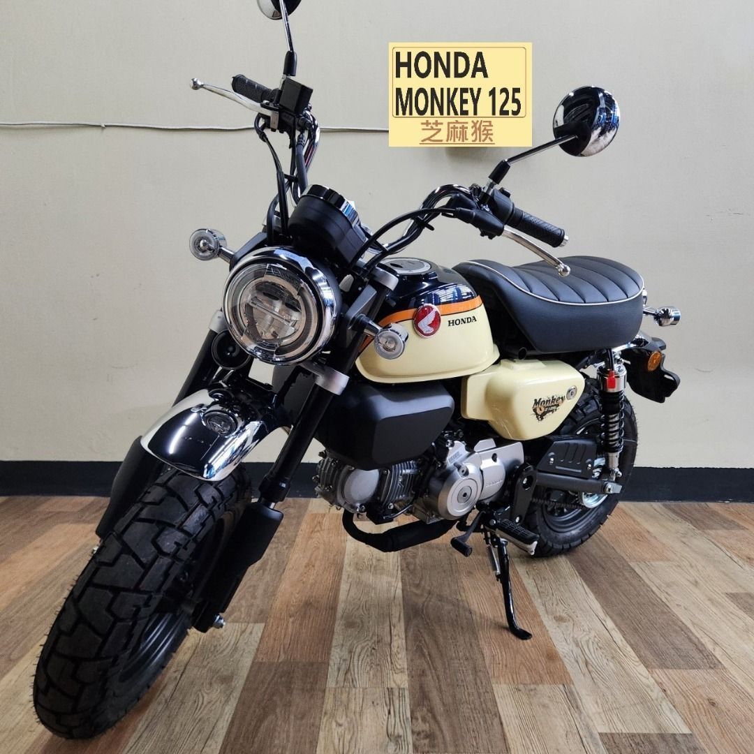 【售】新車 HONDA Monkey 125 特仕版 芝麻猴 MONKEY125 猴子 小車 特仕猴, 機車, 新車在旋轉拍賣