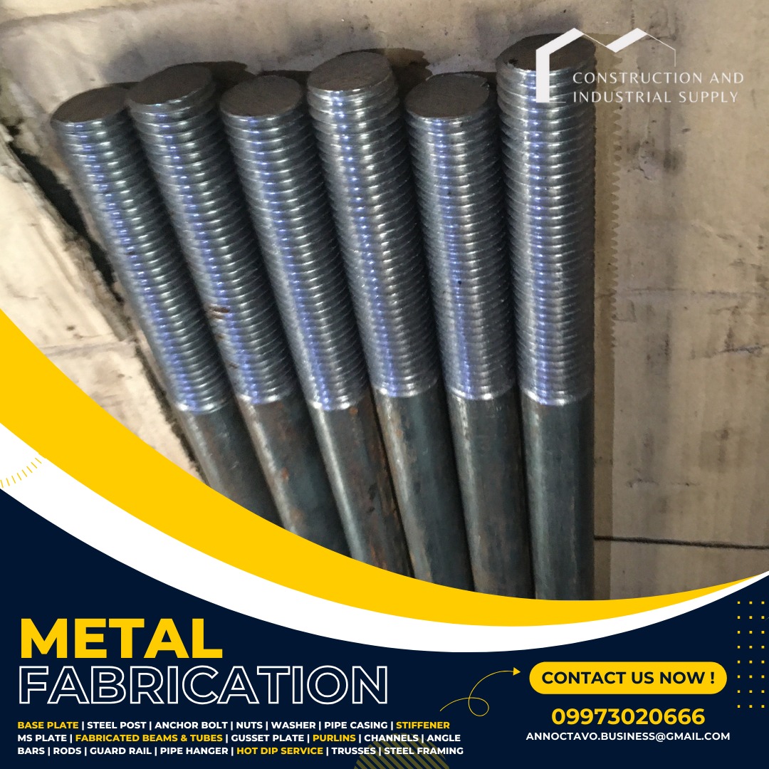 Anchor Bolt | U-Bolt | Northern Uprising Construction | Round Bar ...