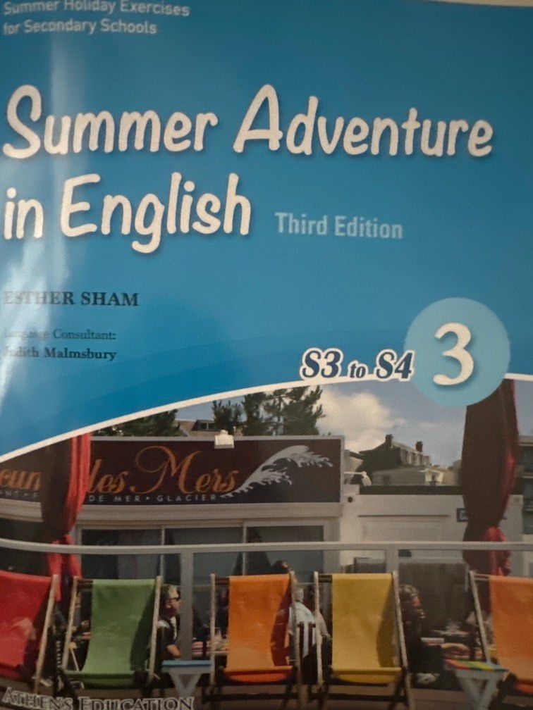 [Answer] summer adventure in English S3 to S4[3], 興趣及遊戲, 書本 & 文具, 教科書 ...