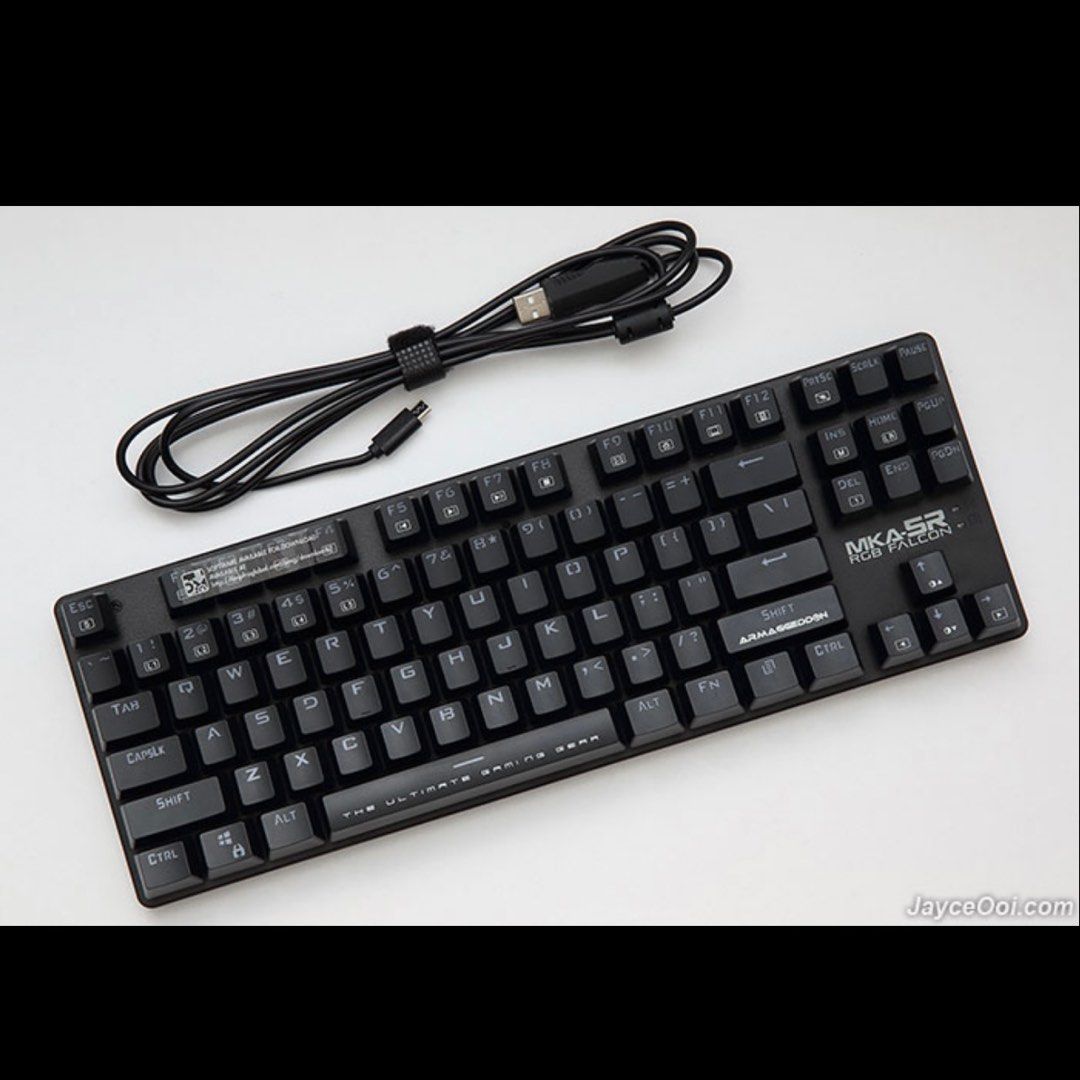 Armaggeddon MKA-5R RGB Falcon Tenkeyless (TKL) Mechanical Gaming ...