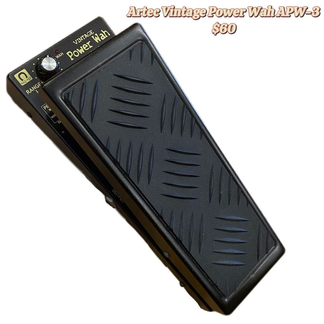 Artec Vintage Power Wah APW-3 Pedal, Hobbies & Toys, Musical ...