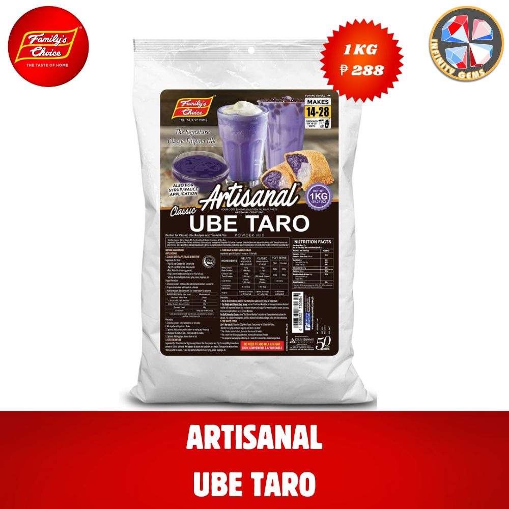 ARTISANAL UBE TARO POWDER MIX 1 KG, Food & Drinks, Beverages on Carousell