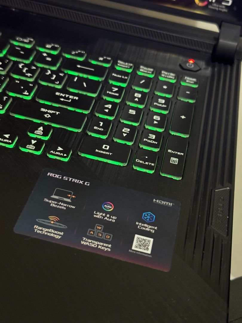 ASUS ROG Strix G17 | English/Arabic Keyboard | Windows 11, Computers ...