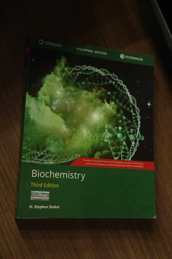 Biochemistry Third Edition H. Stephen Stoker, Hobbies & Toys, Books ...
