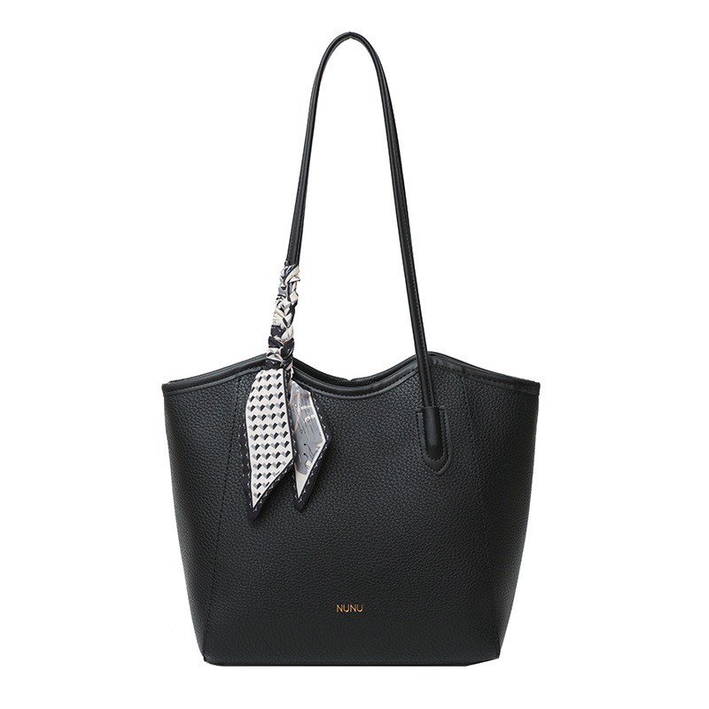 BLACK SAMMY BAG (tote bag NUNU), Women's Fashion, Bags & Wallets ...