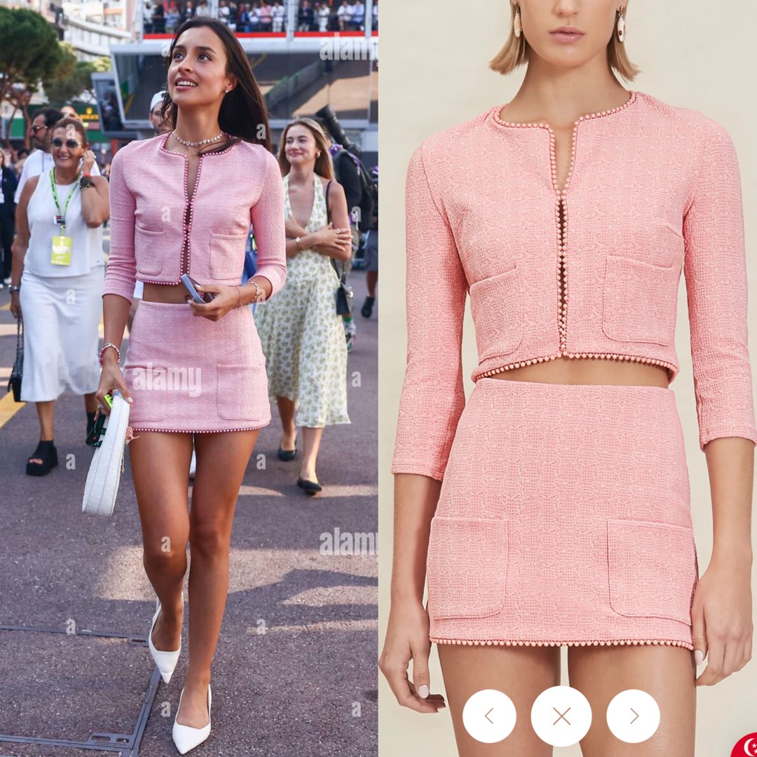 BNWT DEVON WINDSOR MIMI JACKET MARY SKIRT ALEXANDRA SAINT MLEUX MONACO GP 2024 ...