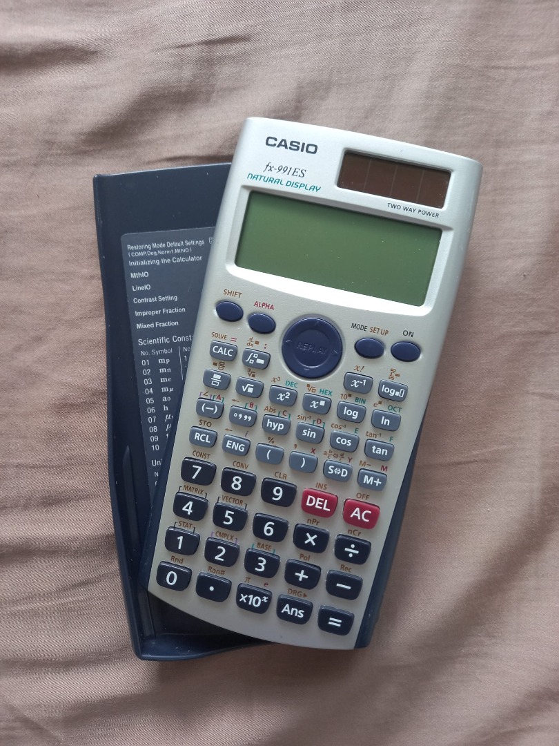 casio fx-991ES cal機/計算器, 電腦＆科技, 電腦周邊及配件, 電腦鍵盤及相關產品 - Carousell