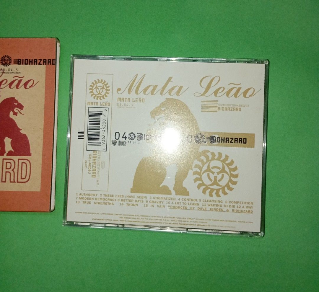 CD BIOHAZARD : MATA LEAO ALBUM (1996) RAP METAL HARDCORE PUNK NU-METAL ...