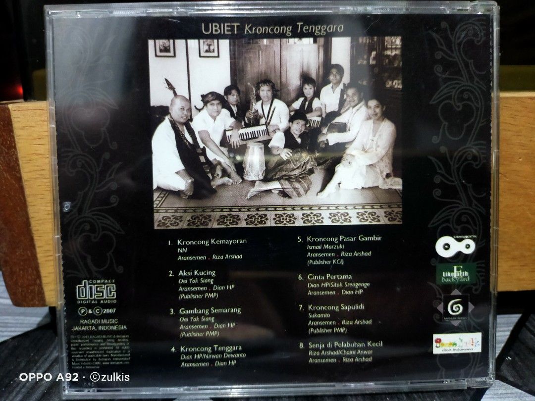 CD Ubiet Keroncong Tenggara, Hobbies & Toys, Music & Media, CDs & DVDs on Carousell