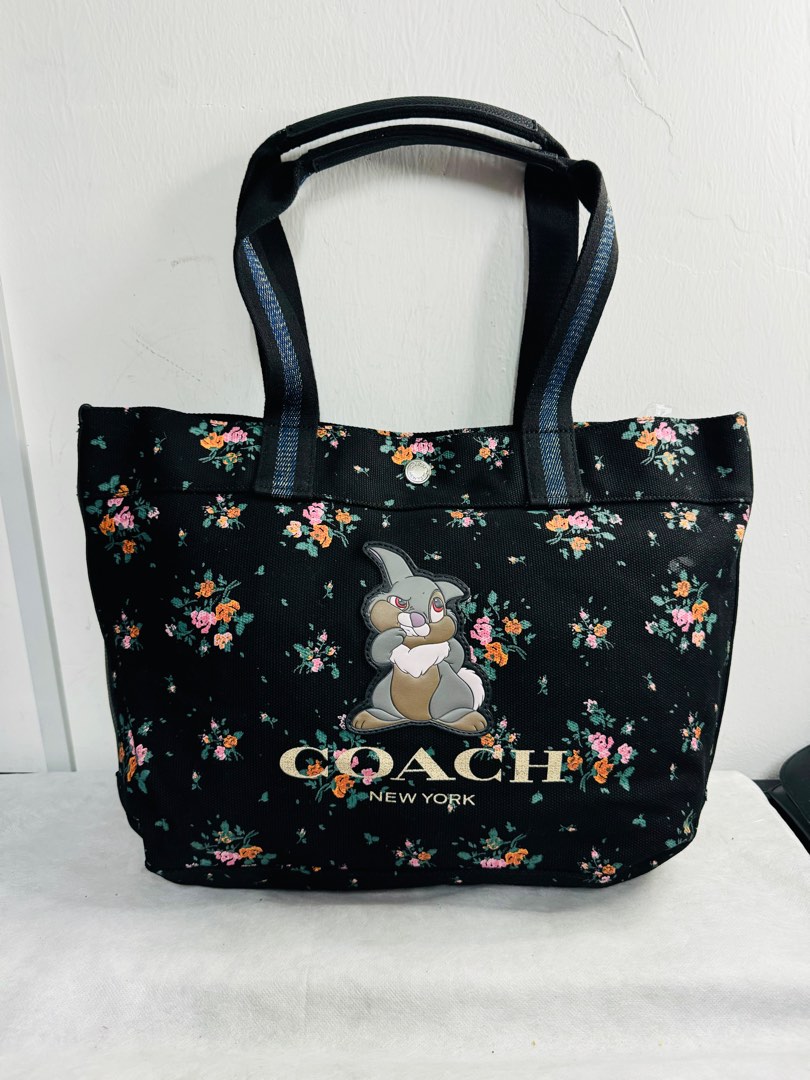 COACH x Disney Canvas Tote Bag LIMITED EDITION, Women's Fashion, Bags ...
