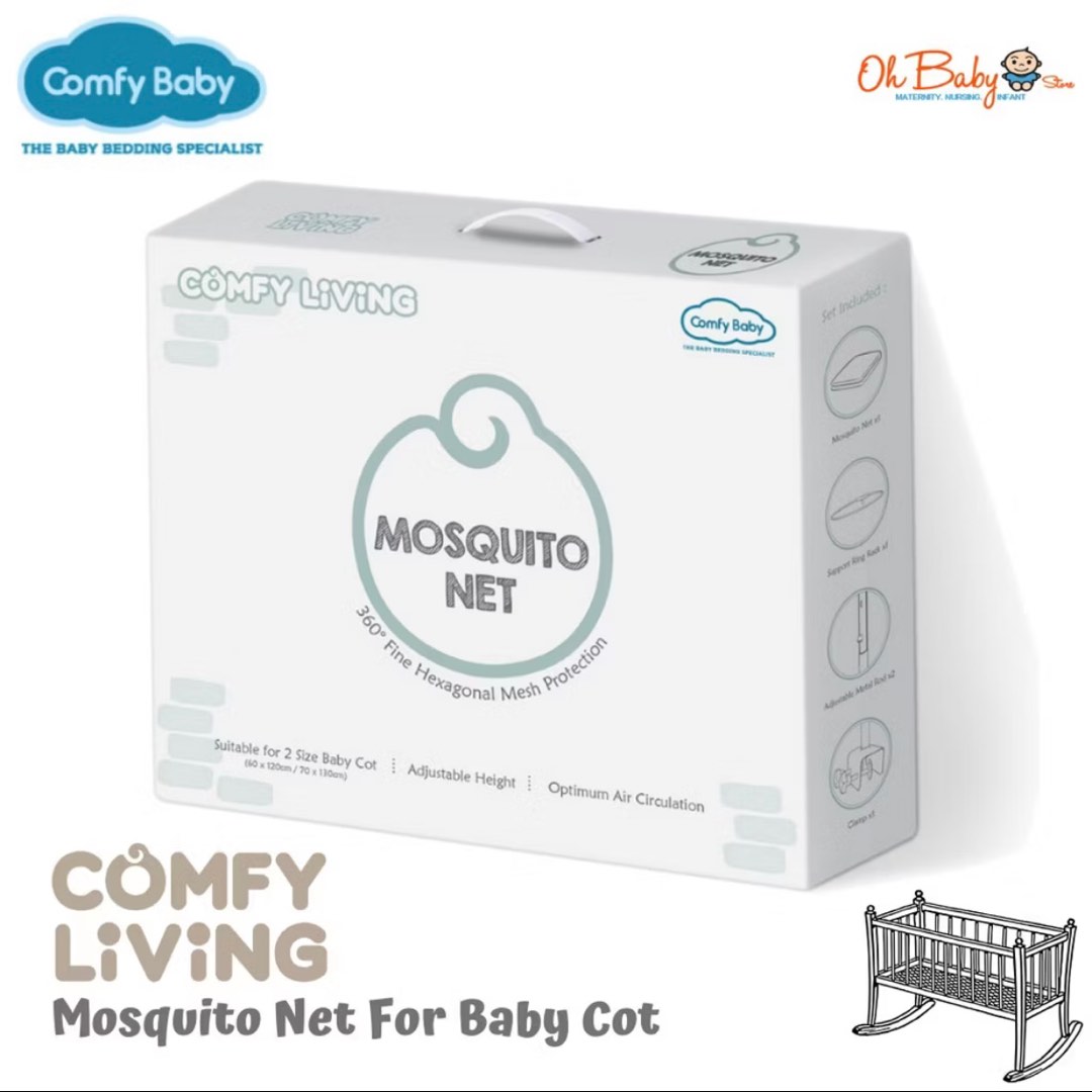 Comfy Baby Comfy Living Mosquito Net for Baby Cot, Babies & Kids, Baby ...