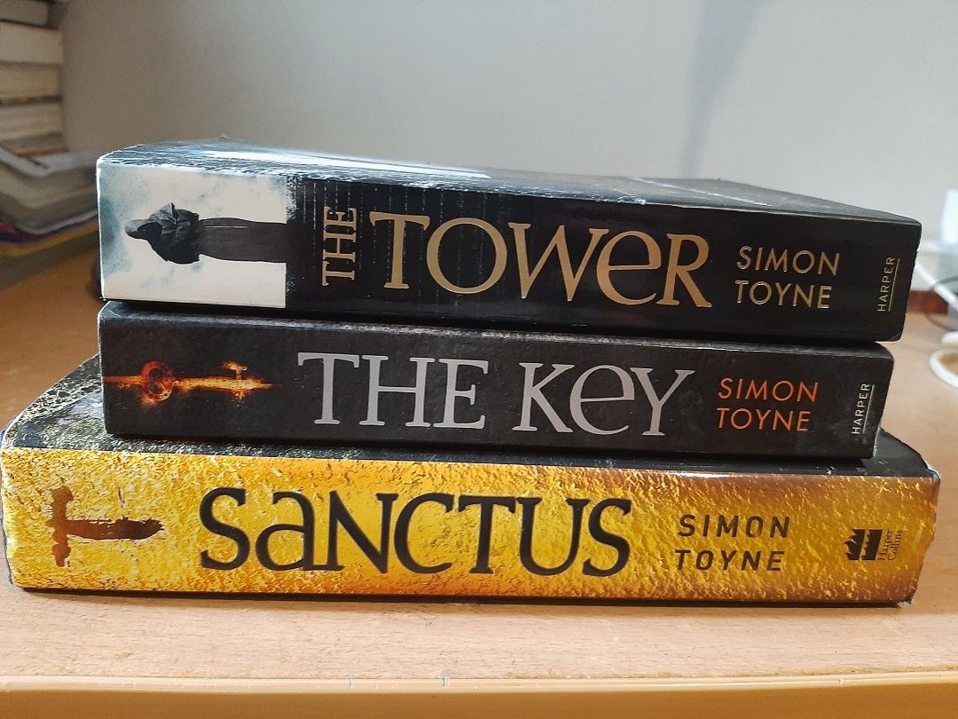 Complete set of Sancti Trilogy : Sanctus ,The Key & The Tower by Simon ...