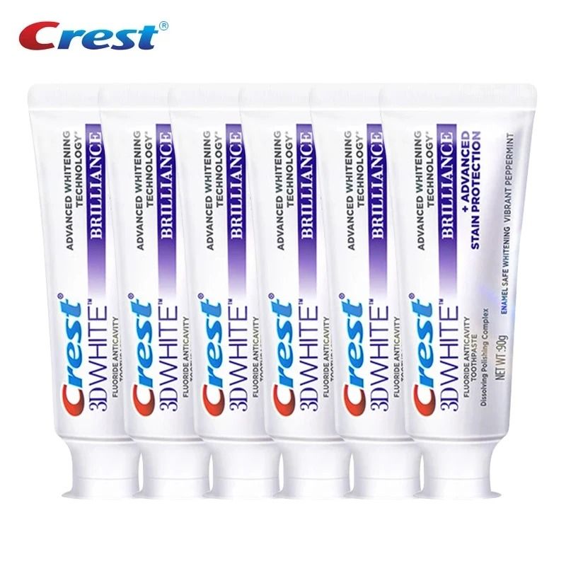 Crest 3D White Toothpaste 90g Stain Removal Whitening Advanced Fluoride ...
