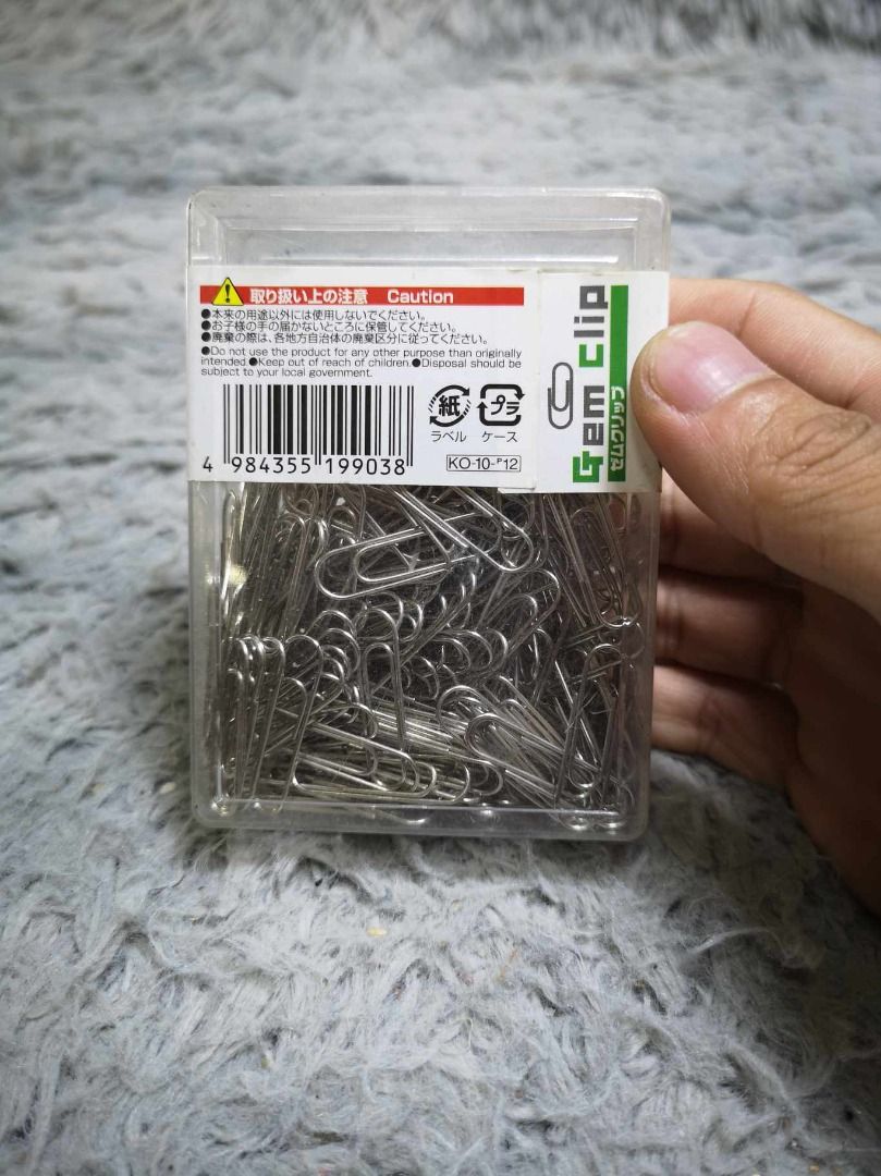Daiso Japan Gem Clip, Hobbies & Toys, Stationary & Craft, Stationery ...
