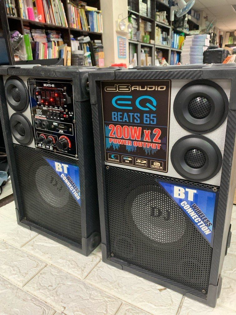 Dbaudio EQ Beats 65 200watts x2 Amplified Speaker BT - 220volts, Audio ...